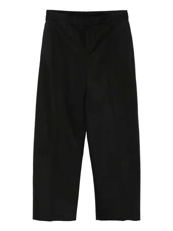 PT TORINO Elasticated-waistband Trousers - Black