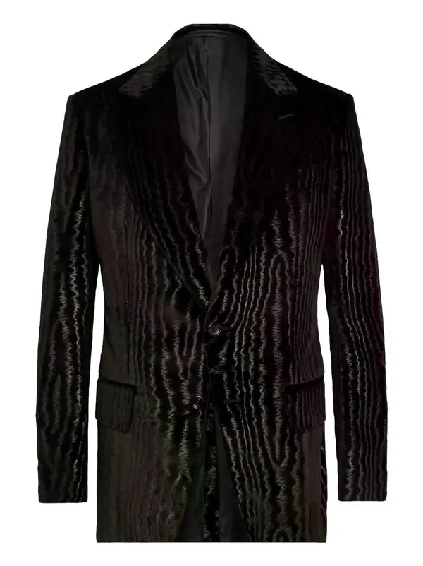 TOM FORD Velvet Blazer - Black