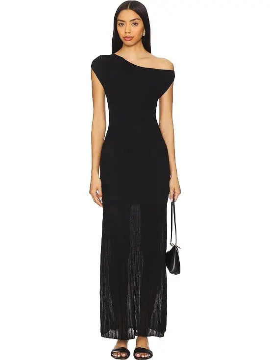 4TH & RECKLESS Nyola Knit Maxi Dress - Black
