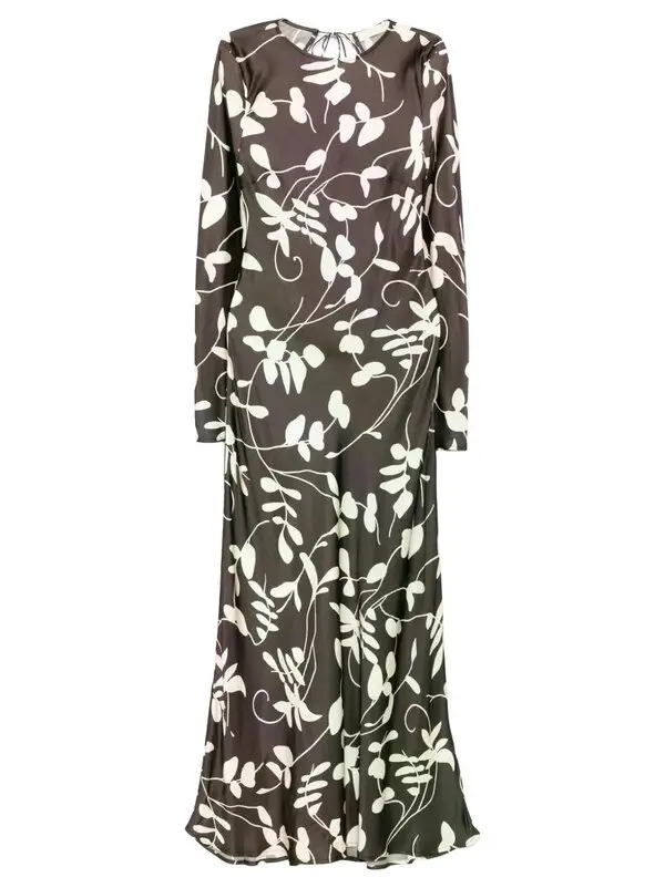 Faithfull The Brand Faroe Maxi Dress - Brown
