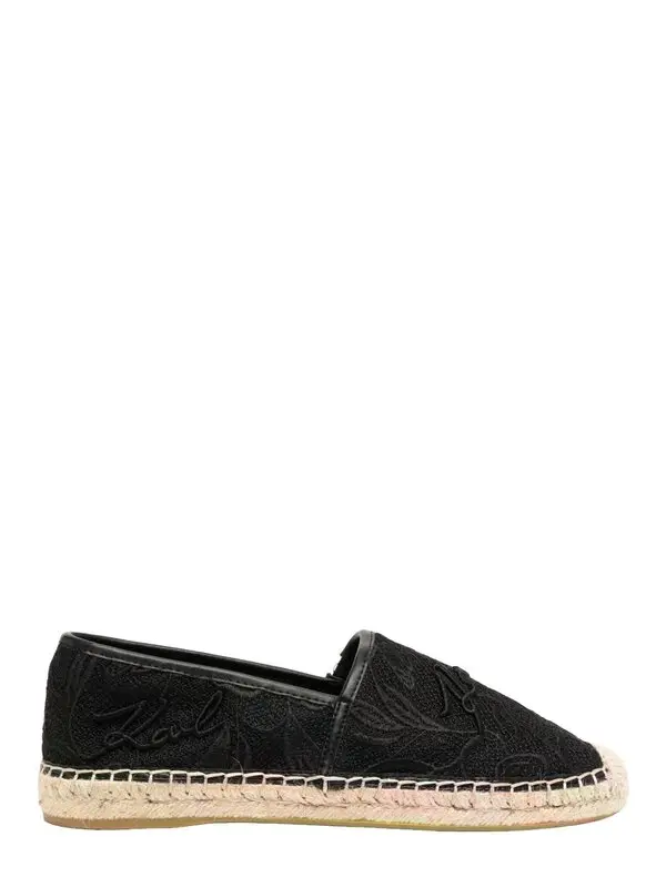 Karl Lagerfeld Kamini Orchid Espadrilles - Black