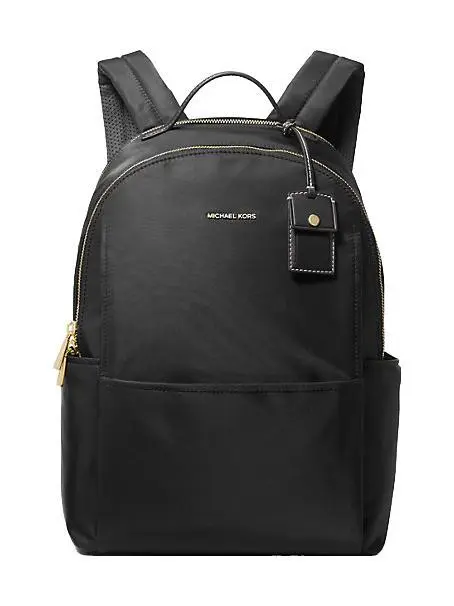 Michael Kors Large Nylon Backpack - Black