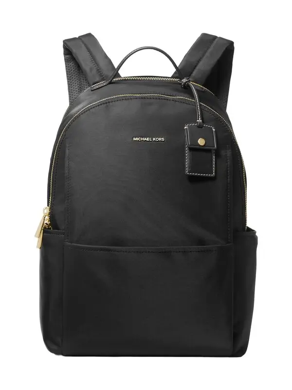 Michael Kors Sable Large Nylon Backpack - Black