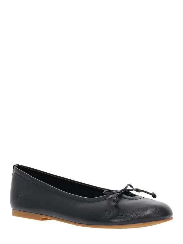 Frye Leather Ballet Flat - Black