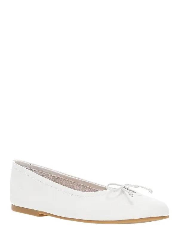 Frye Leather Ballet Flat - White