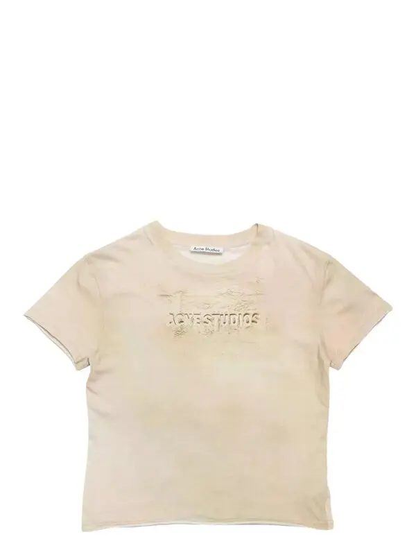 Acne Studios Organic-cotton T-shirt - Neutrals