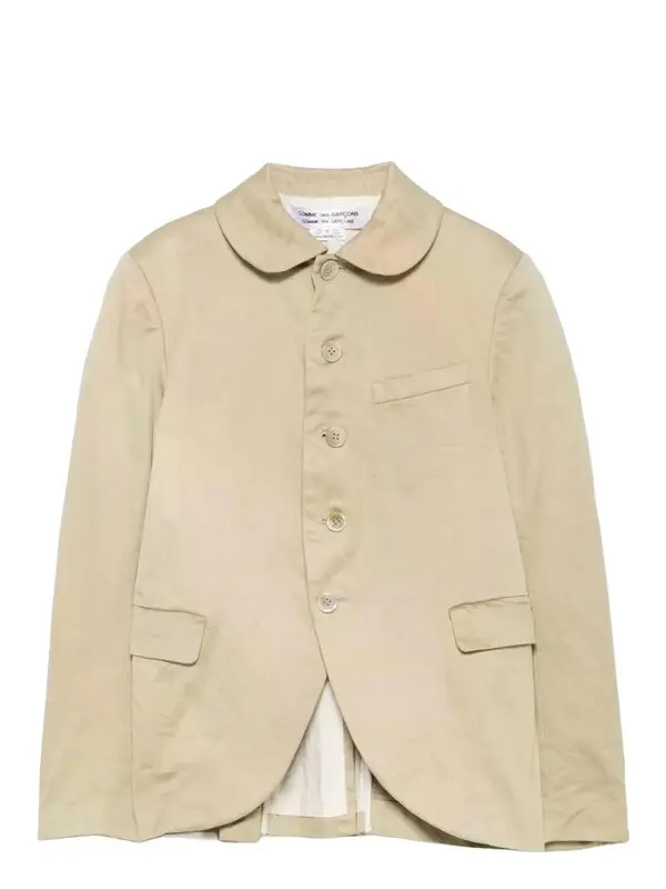Comme Des Garçons Cotton Blazer - Neutrals