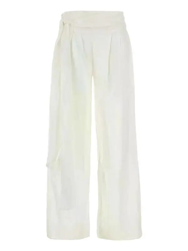LOIS Wide-leg Trousers - White