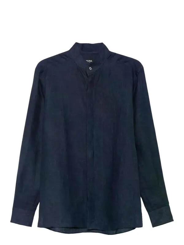 Zegna Linen Shirt - Blue