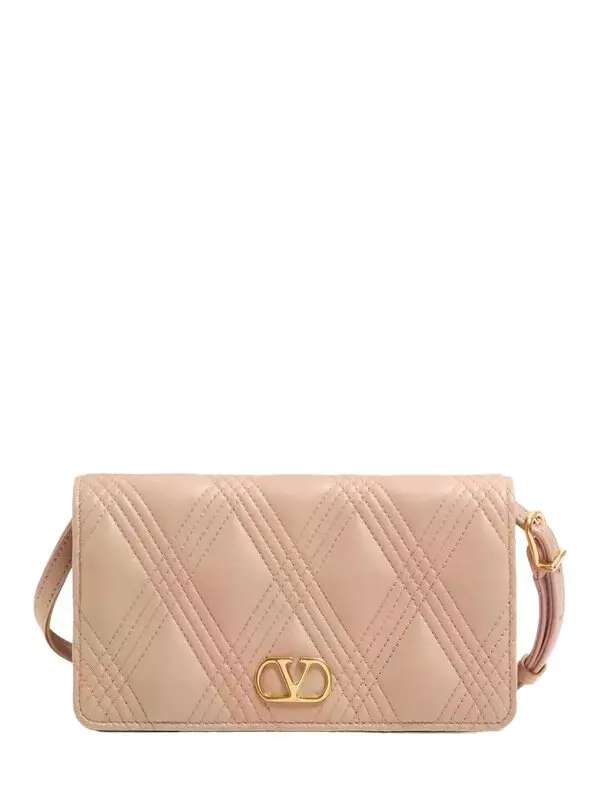 Valentino Garavani Mini Quiltie 67 Shoulder Bag - Pink