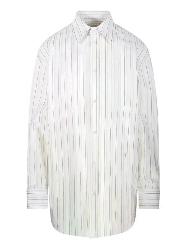 Saint Laurent Cotton Shirt - White