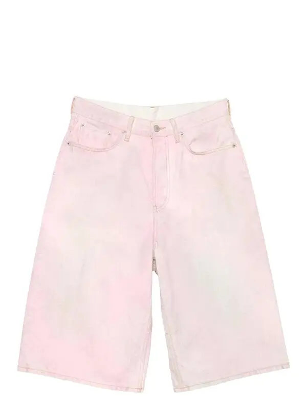 Acne Studios Cotton Knee Length Shorts - Pink