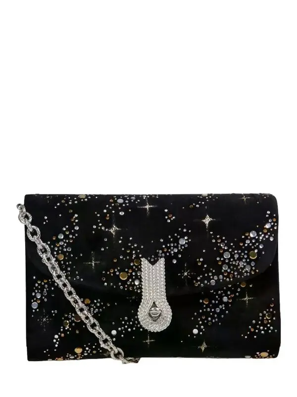 AMATO DANIELE Queen Mid Clutch Bag - Black