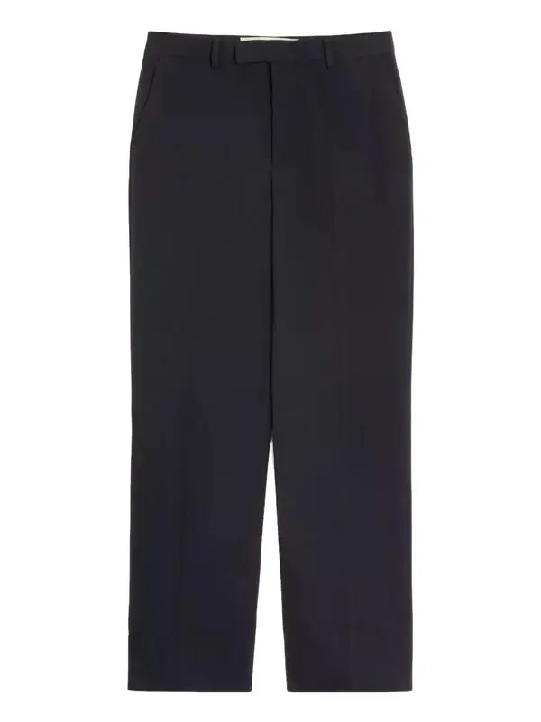 Valentino Garavani Wool Gabardine Trousers - Blue