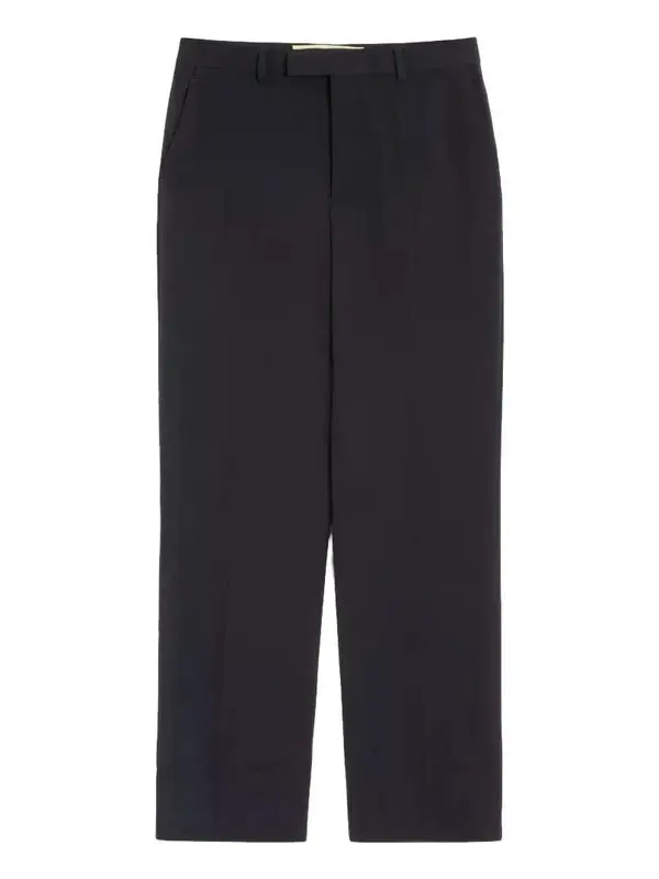 Valentino Garavani Wool Gabardine Trousers - Blue