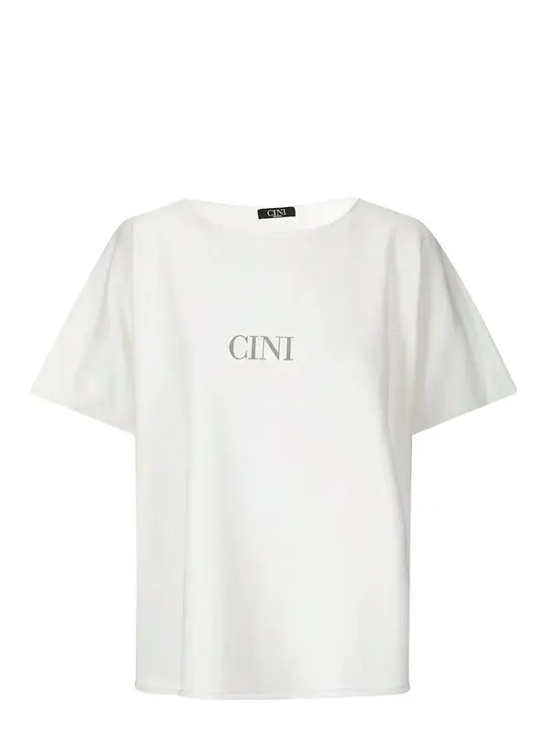 CINI Logo-print T-shirt - White
