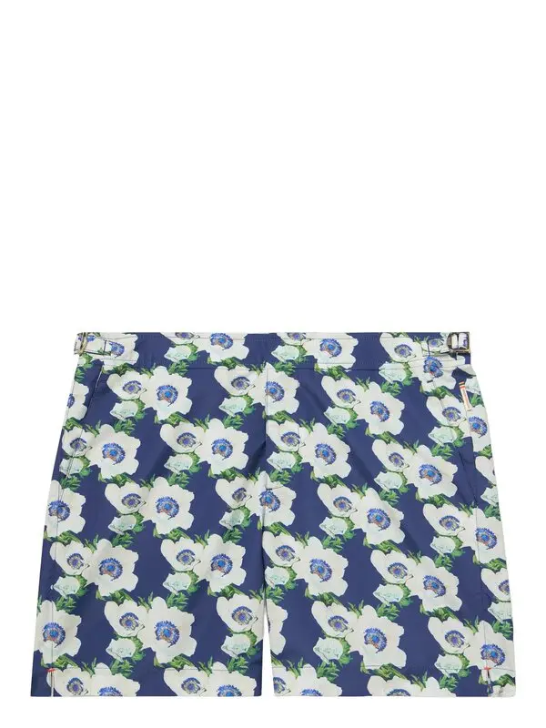 Orlebar Brown Bulldog Floral-print Swim Shorts - Blue