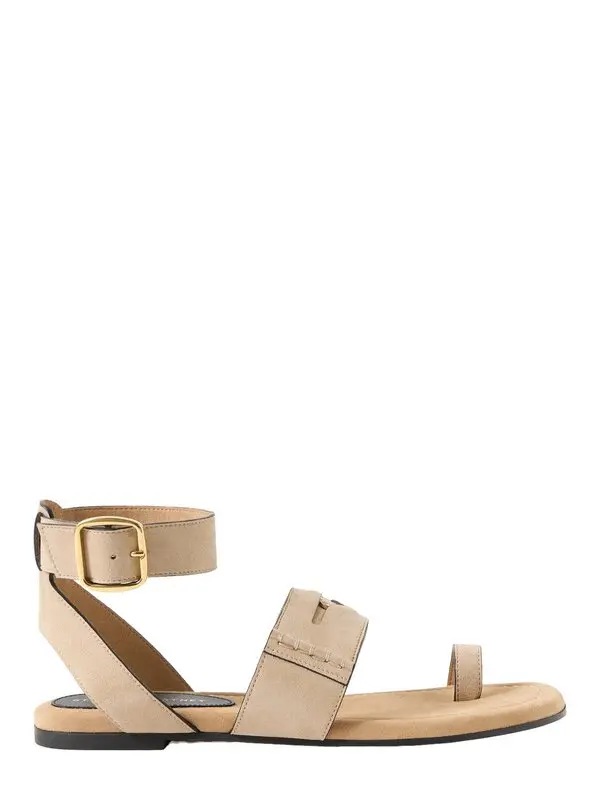 Stella McCartney Gaia Buckled Vegan Sandals - Neutrals