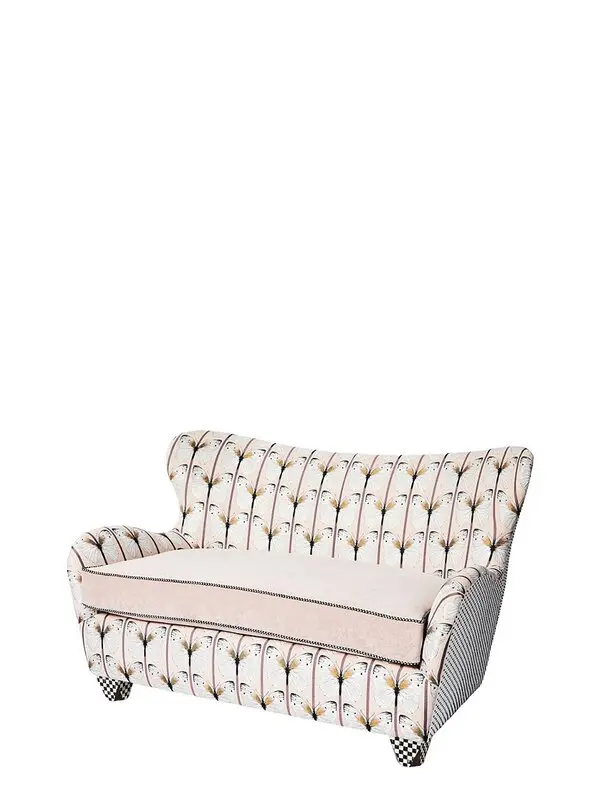 MACKENZIE-CHILDS Eternity Loveseat - White/multi