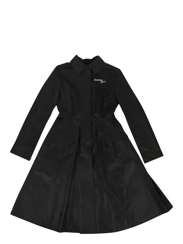 Palm Angels Recovery Windbreaker Coat - Black