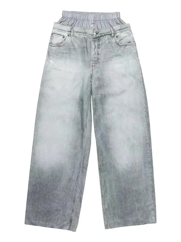 Acne Studios Tiered Jeans - Grey