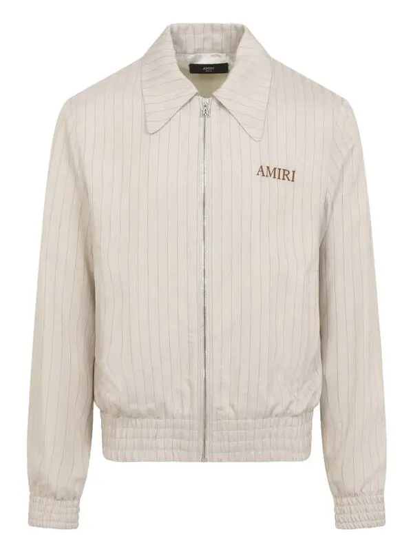 Amiri Ma Band Wool Jacket - Beige