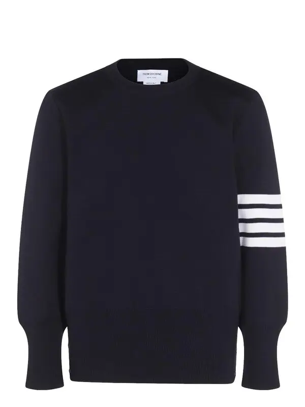 Thom Browne Cardigan With Button Details - Blue