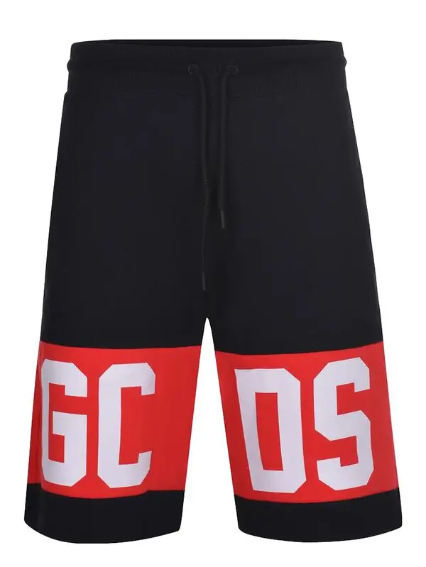 Gcds Cotton Shorts - Black