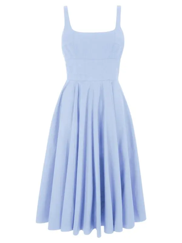 EMILIA WICKSTEAD Emmalyna Cotton Dress - Blue