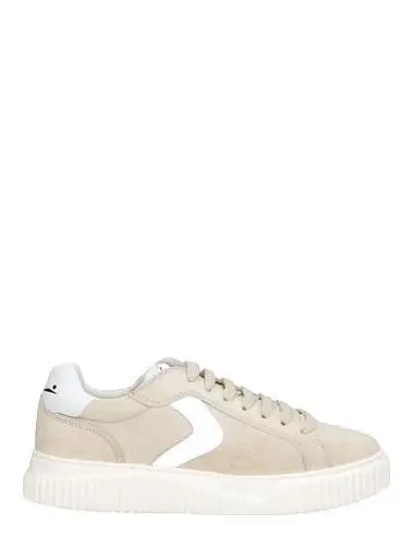 VOILE BLANCHE Suede Low-top Sneakers - Beige