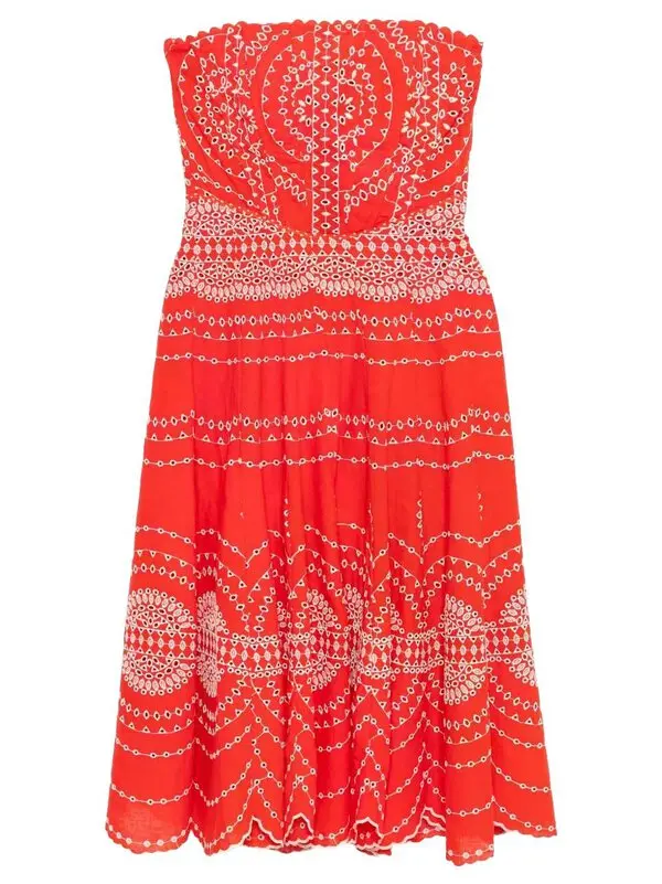 Charo Ruiz Ibiza Iris Midi Dress - Red