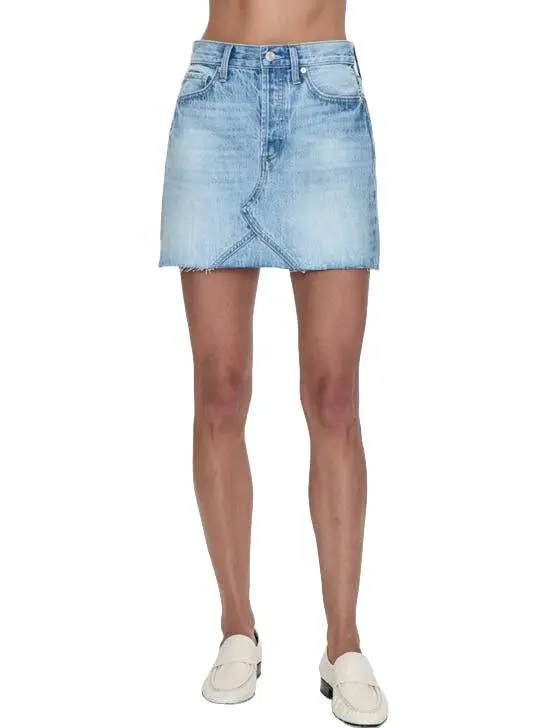 PISTOLA Kat Cutoff Denim Mini Skirt - Academia