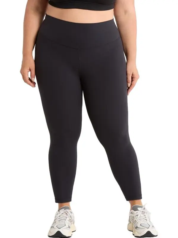 Zella Studio Luxe High Waist 7/8 Leggings - Black