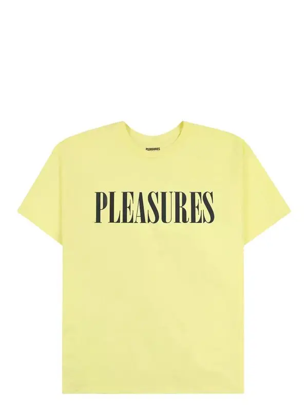 PLEASURES Onyx T-shirt - Yellow
