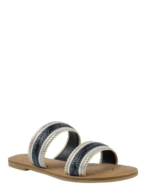 CANDIE'S Two-strap Sandal - Black Multi