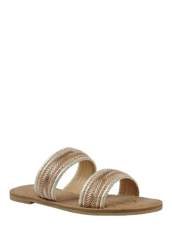 CANDIE'S Two-strap Sandal - Gold Multi