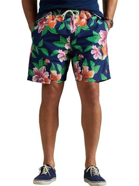 Ralph Lauren Traveler Classic Swim Trunks - Navy