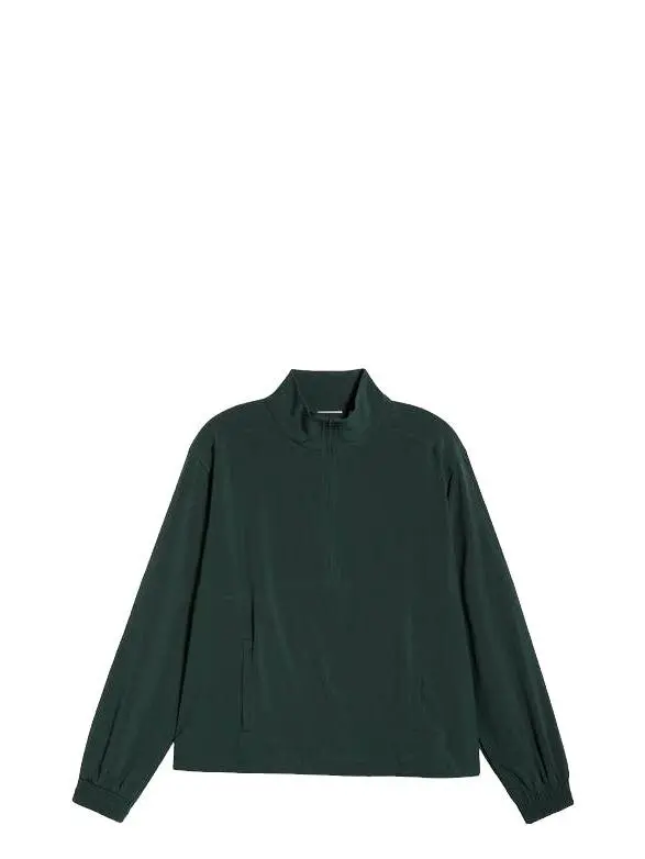 Zella Recess X Club Half Zip Pullover - Green Timber
