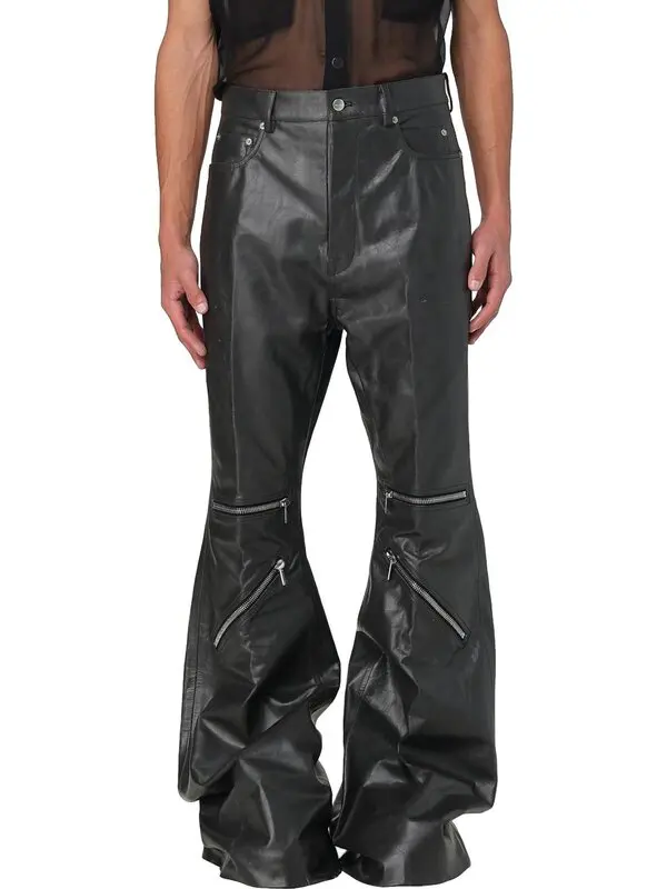 Rick Owens Wide Leg Pants - Black