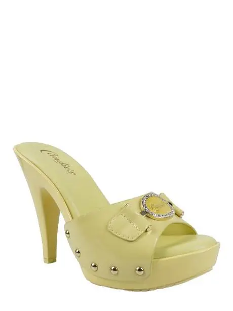 CANDIE'S Lorenna Platform Sandal - Yellow