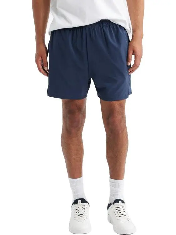 RECESS PICKLEBALL X ZELLA Backspin Lined 5-inch Shorts - Navy Eclipse