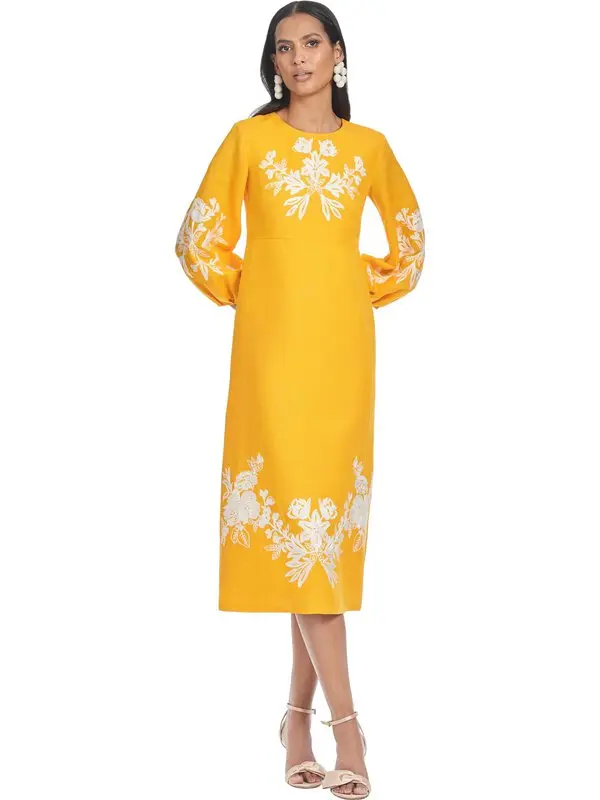 Sachin & Babi Amaira Sheath Dress - Marigold