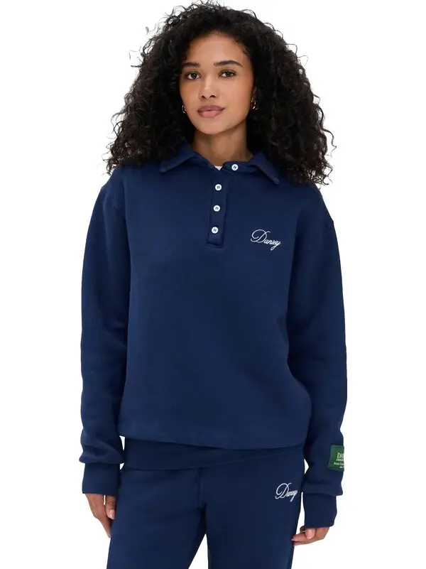 DANZY Polo Fleece - Navy