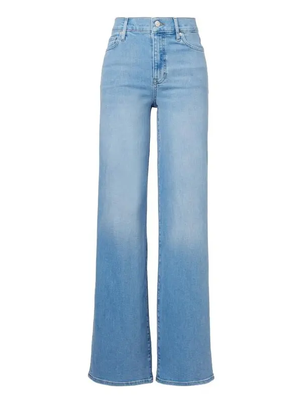 FRAME Le Slim Palazzo Flared Jeans - Blue