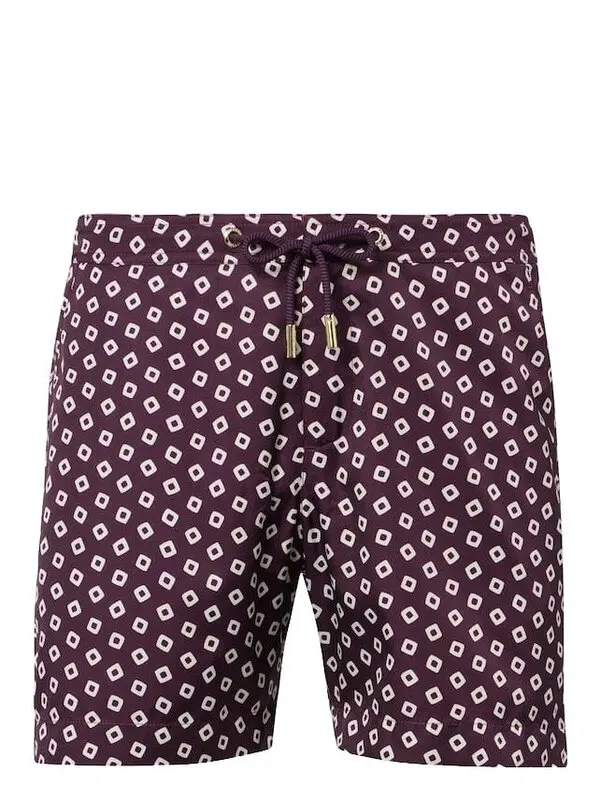 Orlebar Brown Bulldog Printed Swim Trunks - Brown