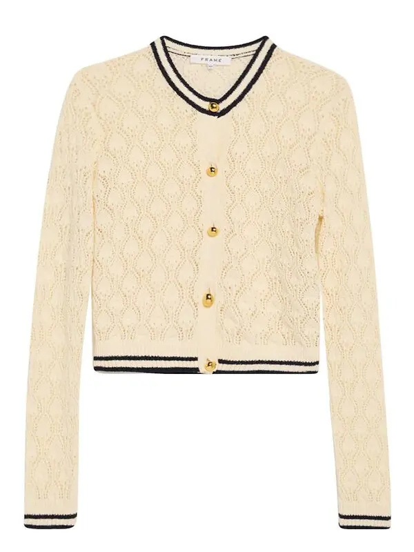FRAME The Rookie Cardigan - Cream Multi