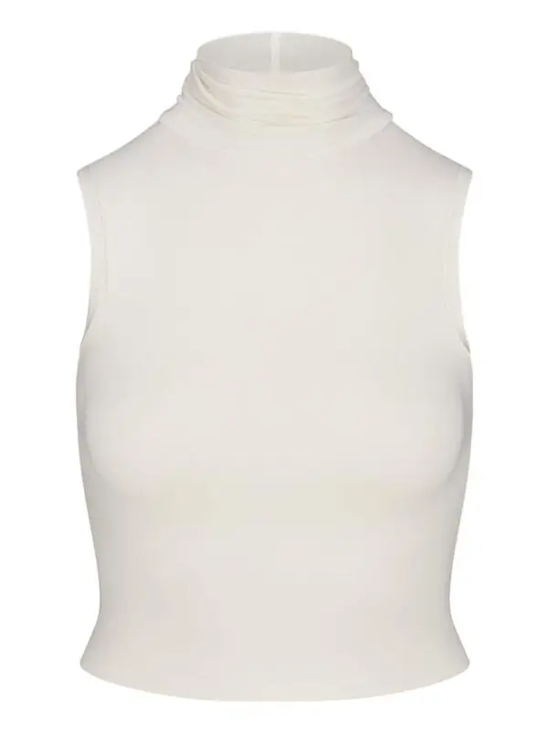 Eterne Harlow Turtleneck Top - Ivory