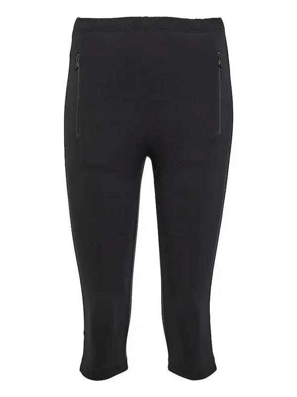 Wardrobe.NYC Cropped Leggings - Black