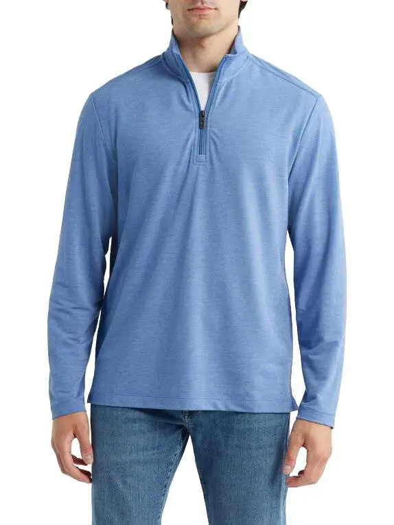 Tommy Bahama Coasta Vera Lorenzo Half Zip Pullover - French Blue
