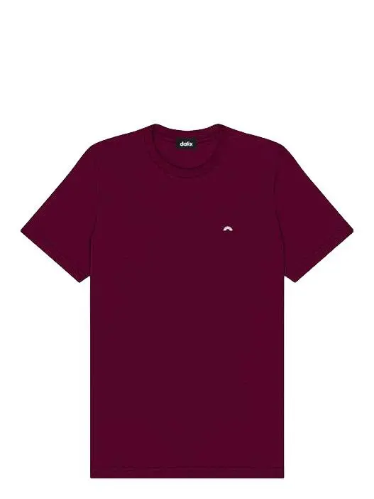 DALIX Lil Rainbow Lightweight Jersey Tee - Maroon